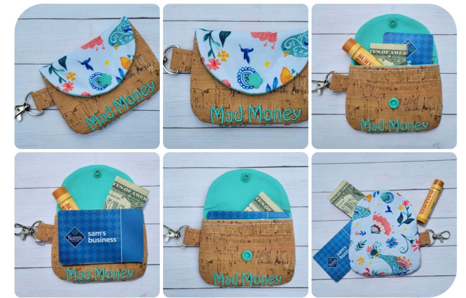The Mad Money Wallet - ITH in the Hoop Embroidery Design - for 5x7 ...
