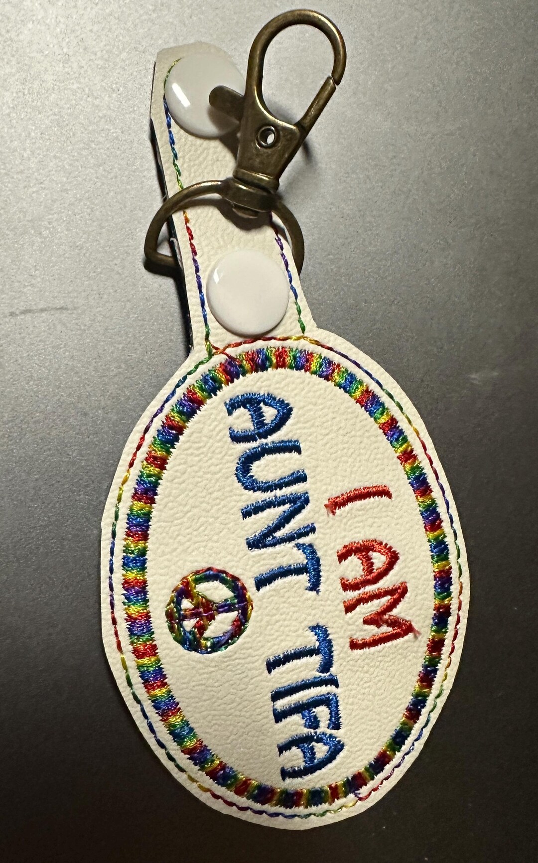 Aunt Tifa Antifa Anti Ice Snap Tab Digital Embroidery Design - Etsy
