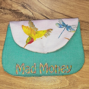 The Mad Money Wallet - ITH in the Hoop Embroidery Design - for 5x7 ...