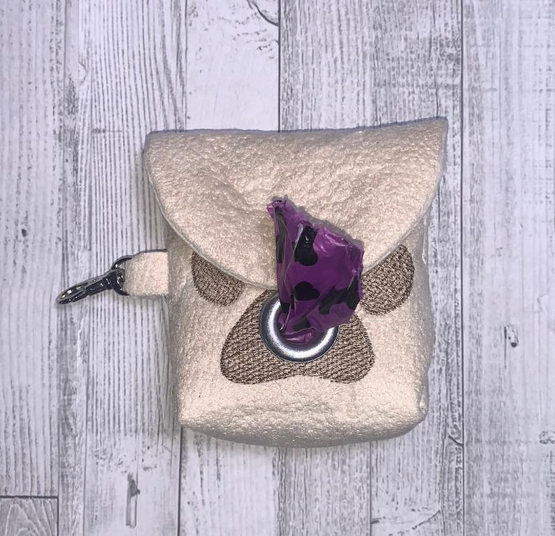 Itty Bitty Flat Bottomed Girl Key Fob Pouch Mini Flat - Etsy