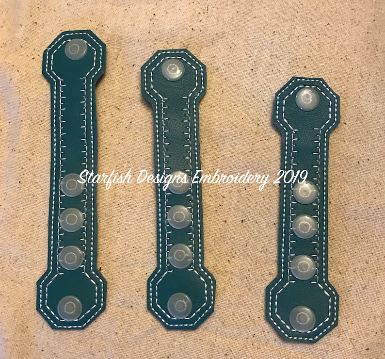 In the Hoop Adjustable Ruler Cord Keeper Wrappers Organizers | Etsy