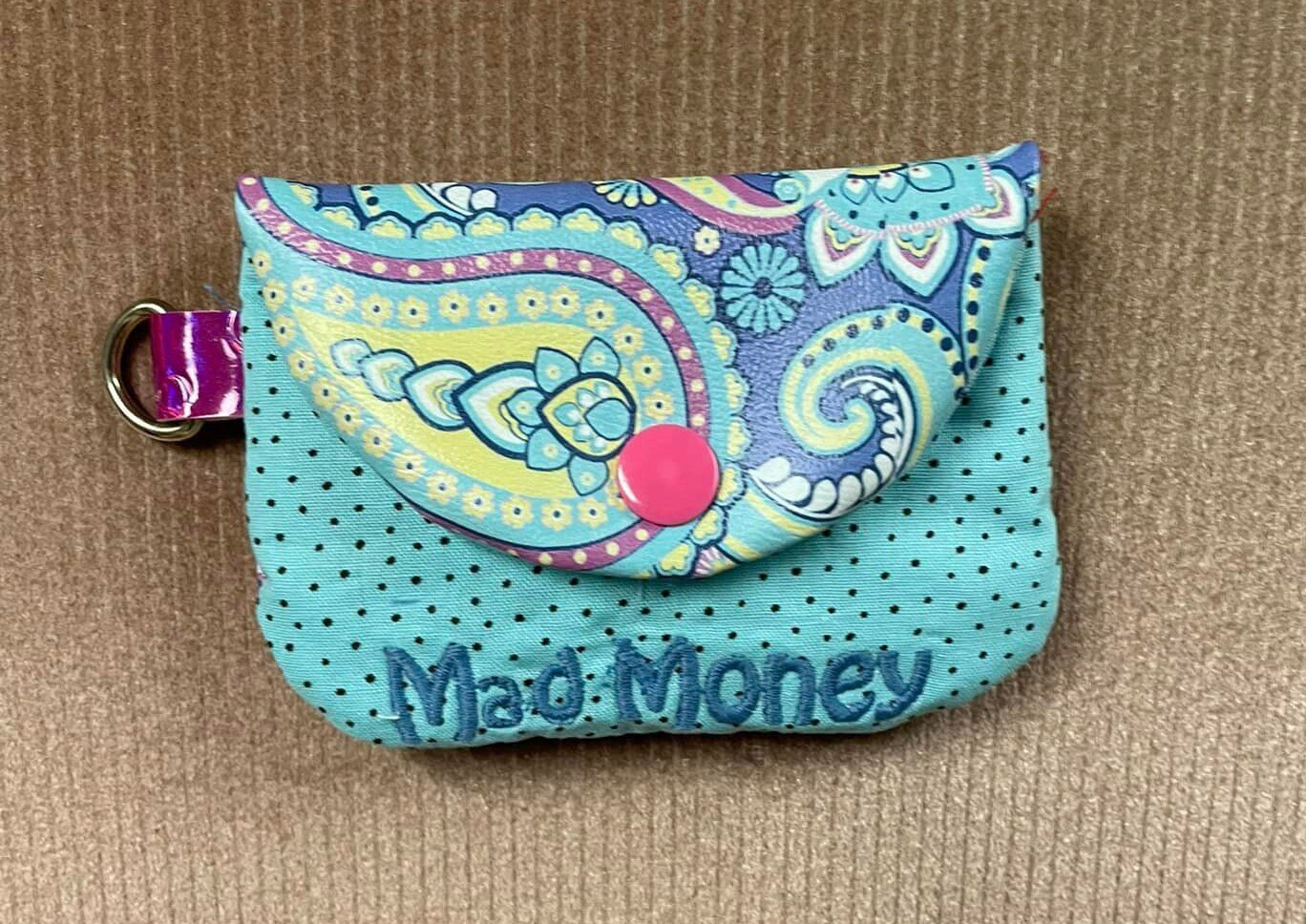 The Mad Money Wallet - ITH in the Hoop Embroidery Design - for 5x7 ...