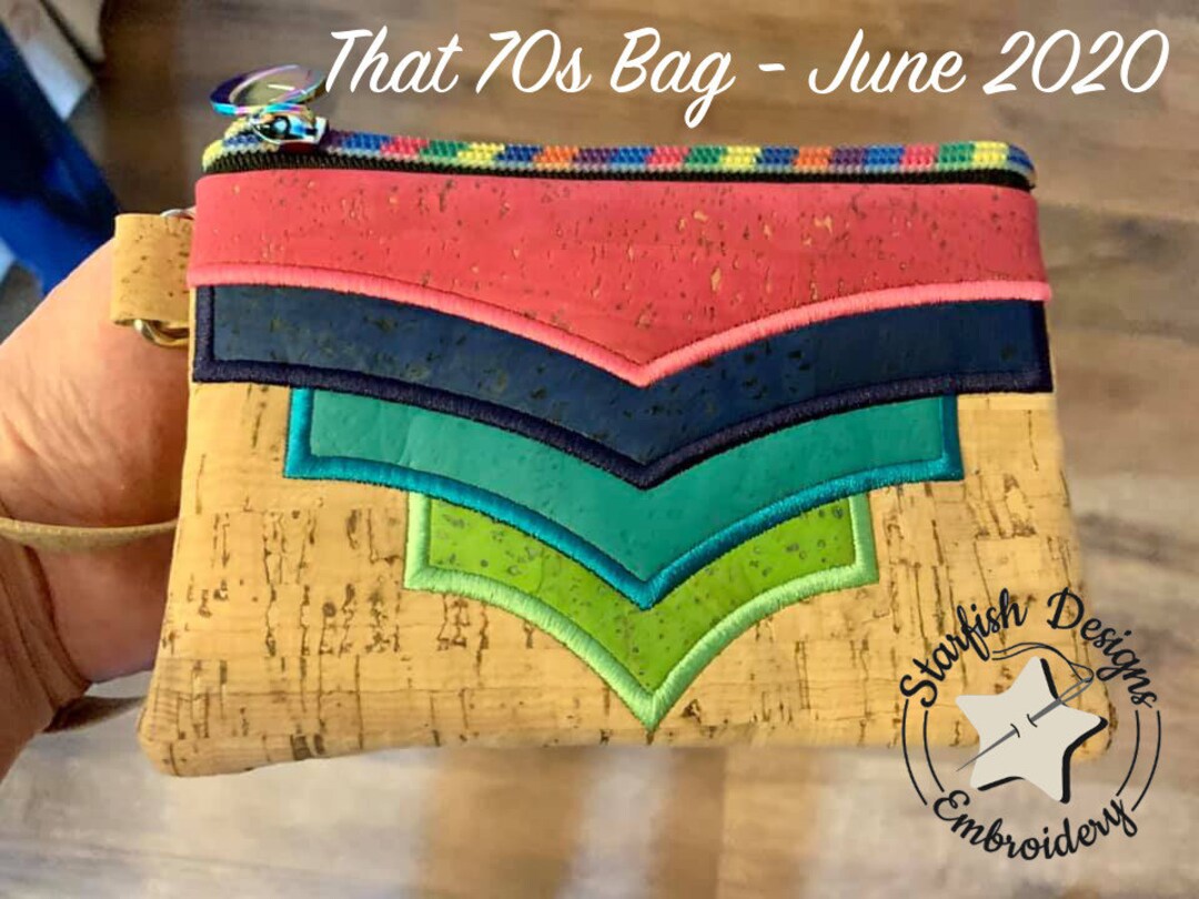 BUNDLE - That 70s Bag - in the Hoop Zipper Bags - Lined 9 Sizes From 18 ...