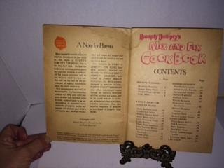 Humpty Dumpty's Mix and Fix Cook Book, Parents' Magazine Enterprises ...