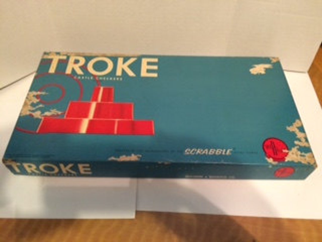 TROKE Castle Checkers 1961 Selchow & Righter Game - Etsy
