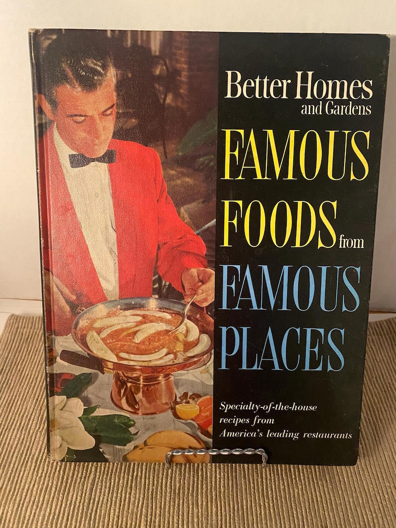 Better Homes and Gardens Famous Foods From Famous Places 1964 - Etsy