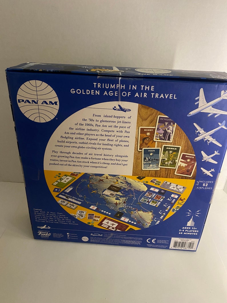 Pan Am Board Game, Strategy Board Game New - Etsy