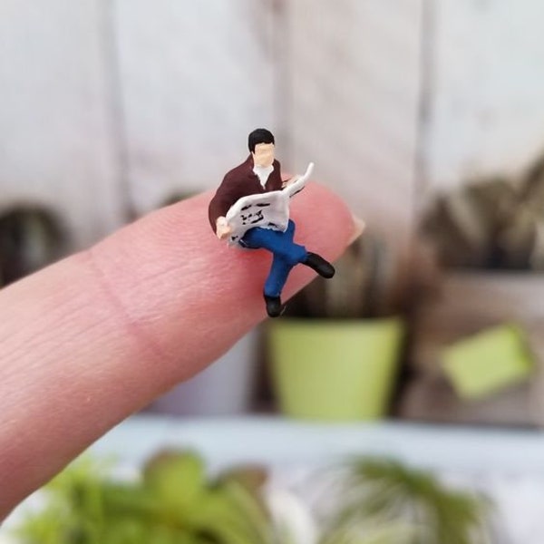 Dollhouse Sitting People - Etsy