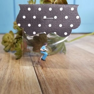 Relax Lady Reading a Book Project Plastic People Figures for - Etsy