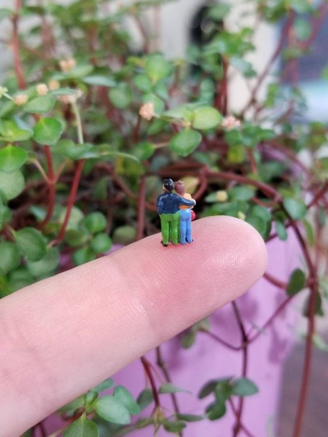 Small Micro Miniature Plastic People Couple Figure Diorama or - Etsy