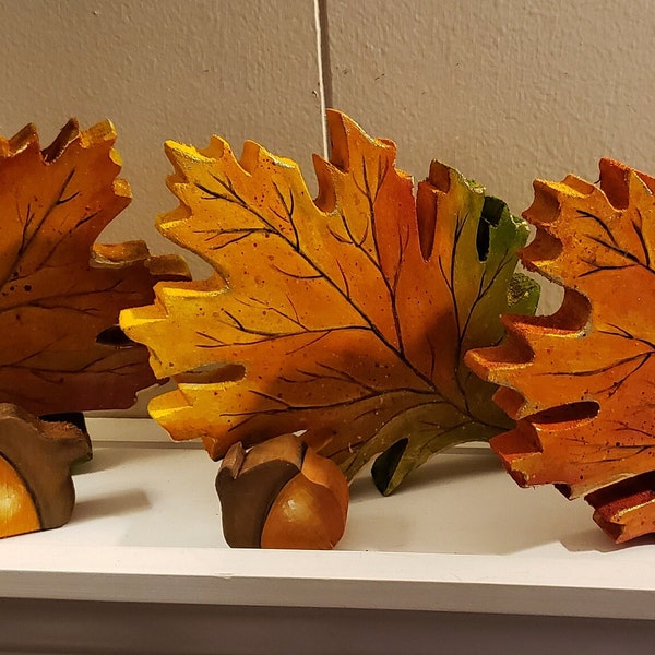 Painted Fall Leaf - Etsy