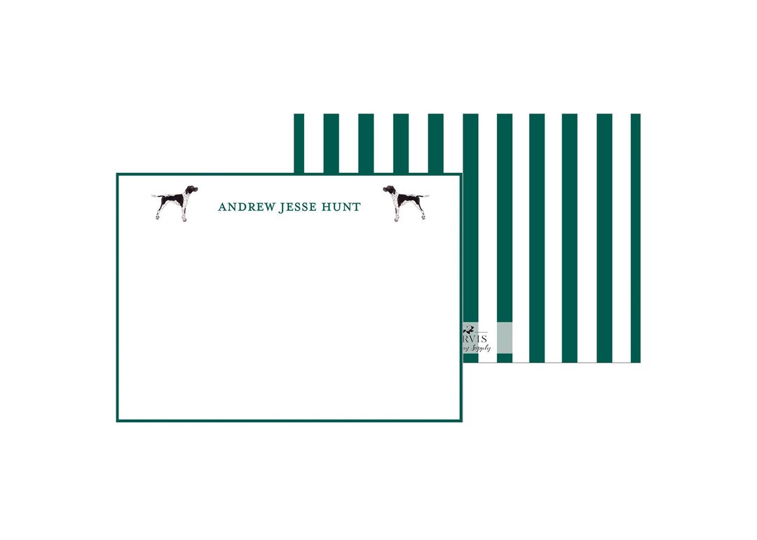 Personalized Stationery | Custom Stationery | Hunting Dog - Etsy