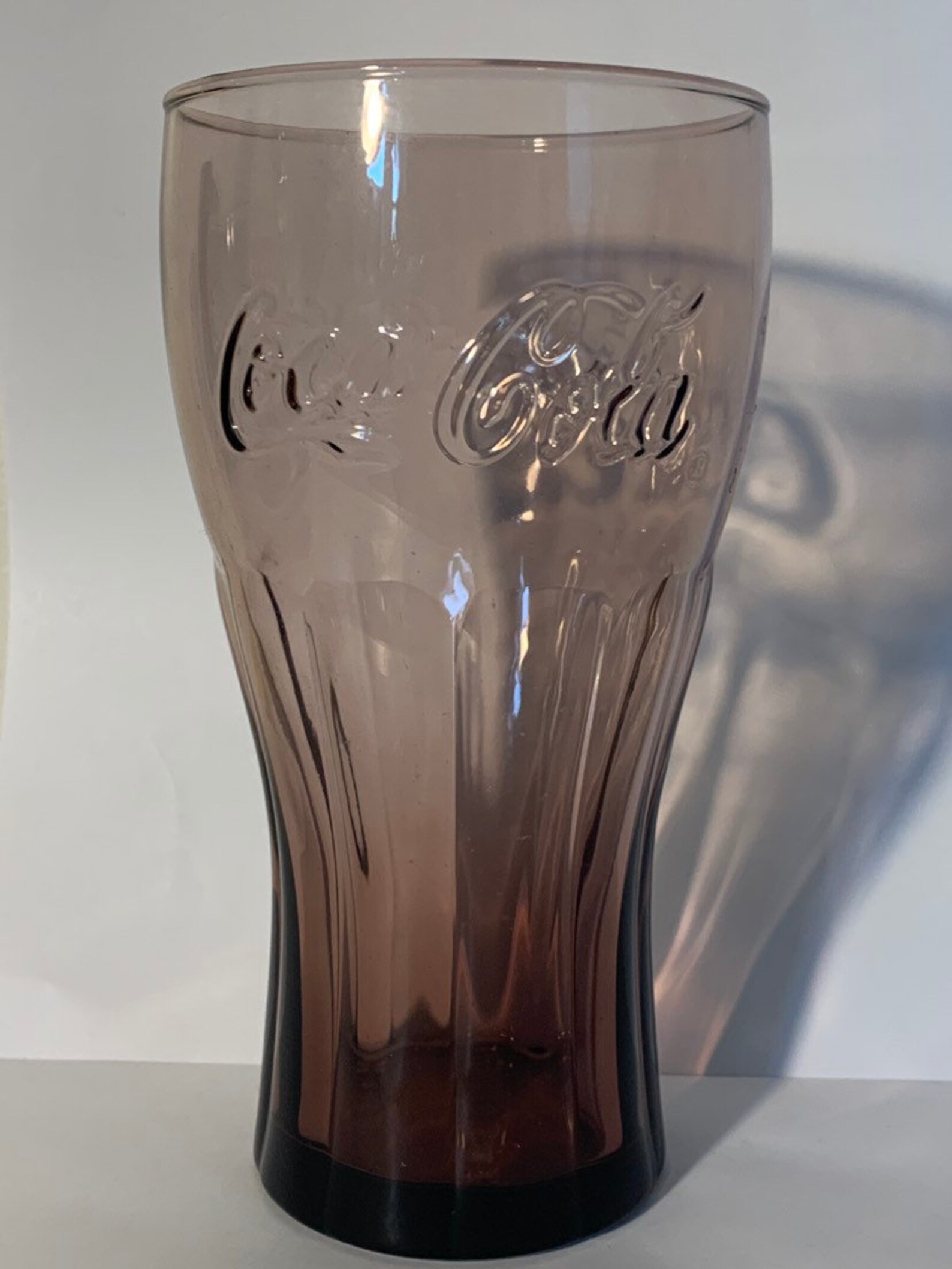 Classic Coca Cola Glass Brownish Purple - Etsy