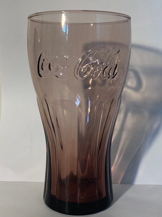 Classic Coca Cola Glass Brownish Purple - Etsy