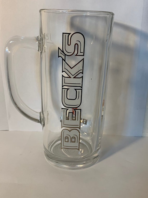 Becks Glass Beer Mug - Etsy