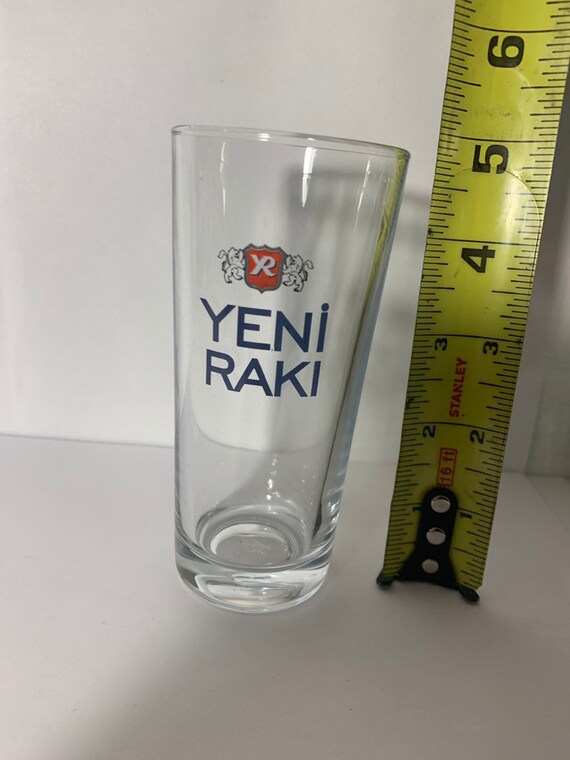 Collectibles Barware Glasses, Cups, Mugs Yeni Raki Glass Curved/Thin