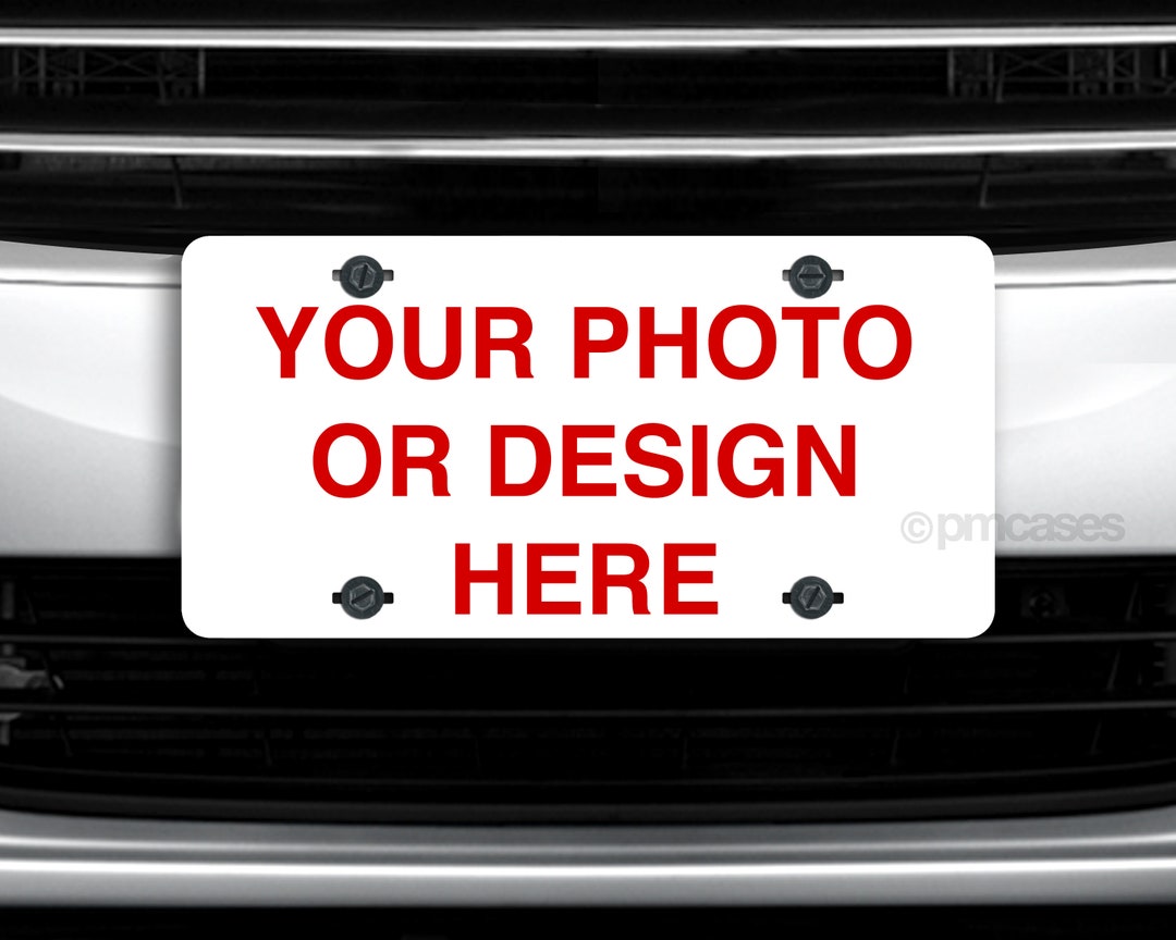 Personalized License Plate Tag Custom Plates - Etsy