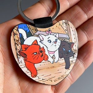 Personalized Photo Keychain Custom Key Holder Vegan Leather - Etsy