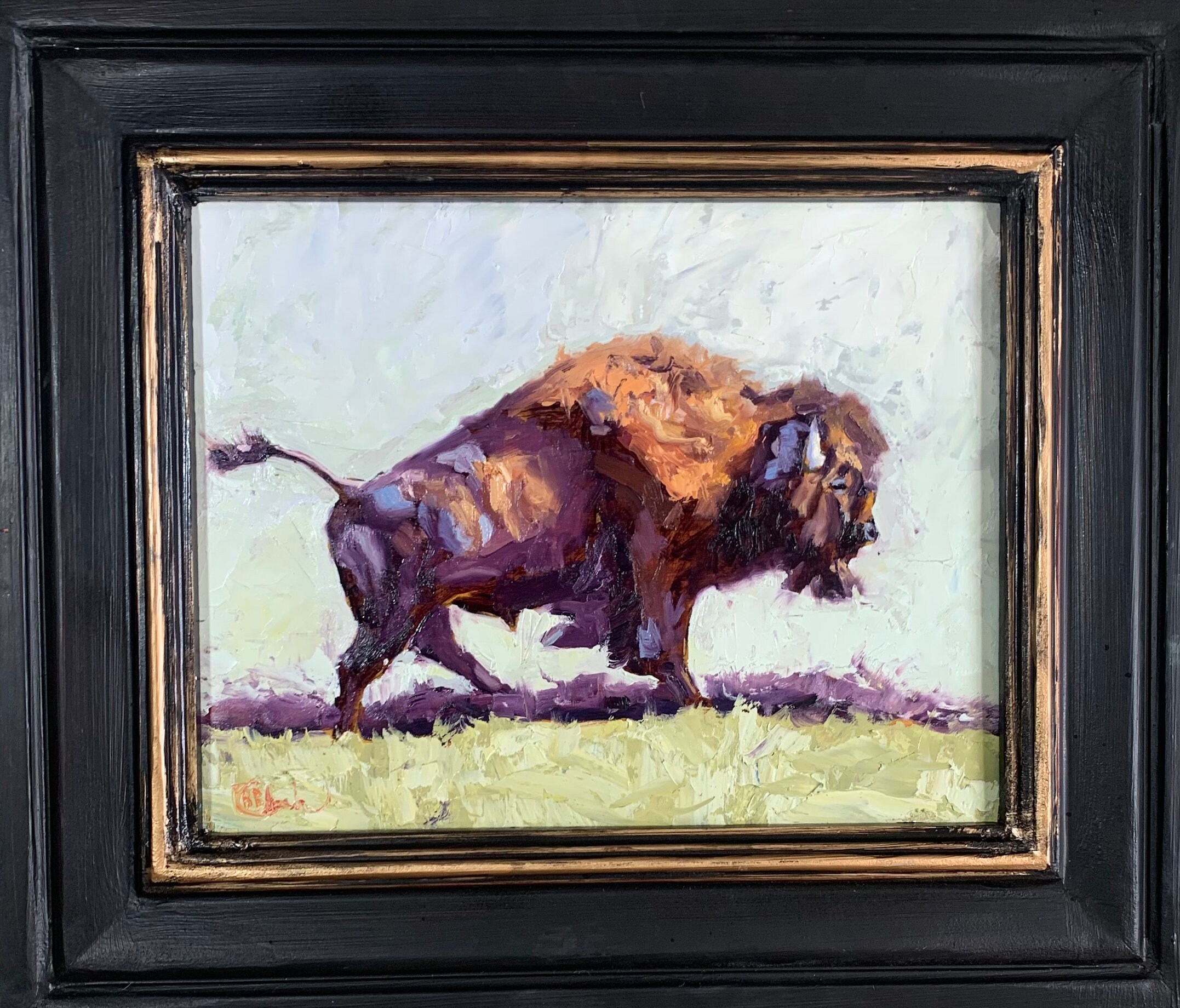 Buffalo, Bison, Western Art, Buffalo Painting, Buffalo Art, Buffalo ...