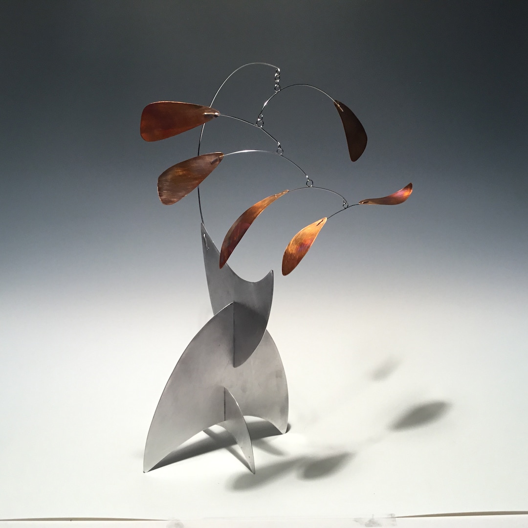 Alloyd Stabile Table Top Sculpture Modern Home Decor All Metal Handmade ...