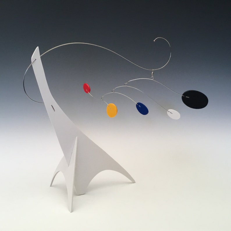 Peacenik Stabile Table Top Mobile Sculpture Home Decor Kinetic Modern ...