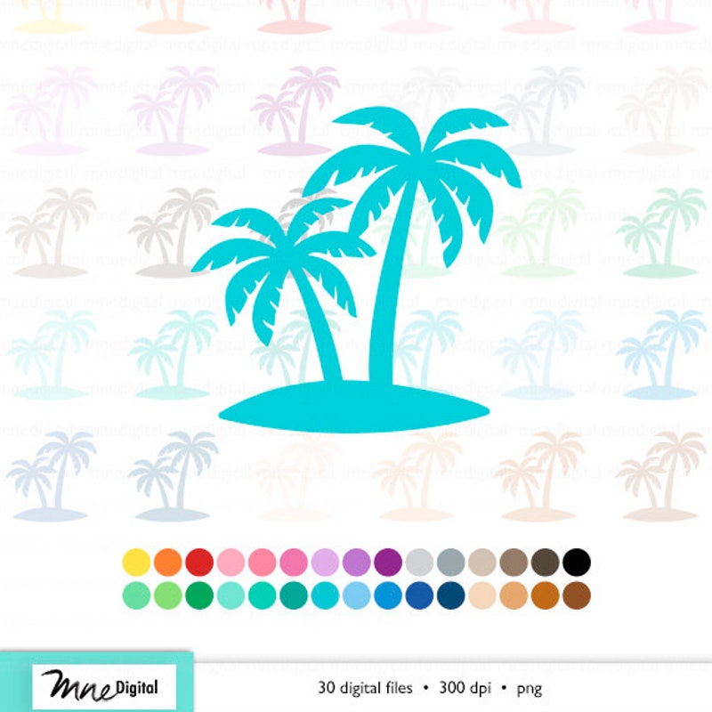 Palm Tree Art - Etsy