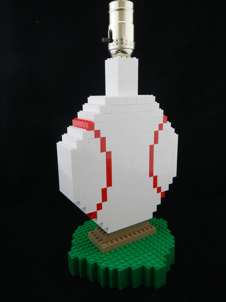 Baseball Table Lamp Made of LEGO® Elements | Etsy