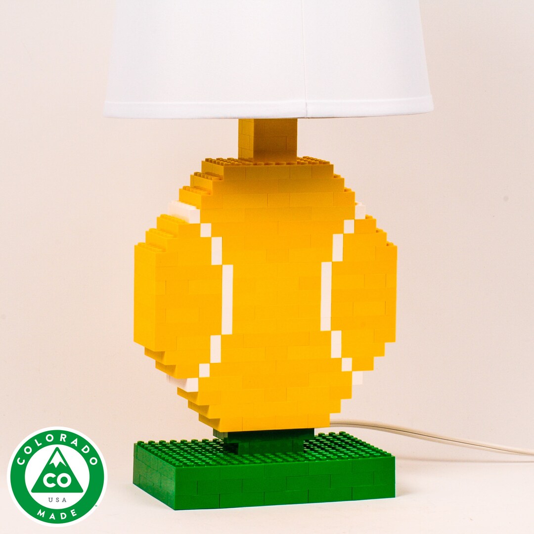 Tennis Ball Table Lamp Made From LEGO® Elements - Etsy