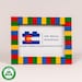 5x7 Picture Frame Multi-color Made From LEGO® Elements | Etsy