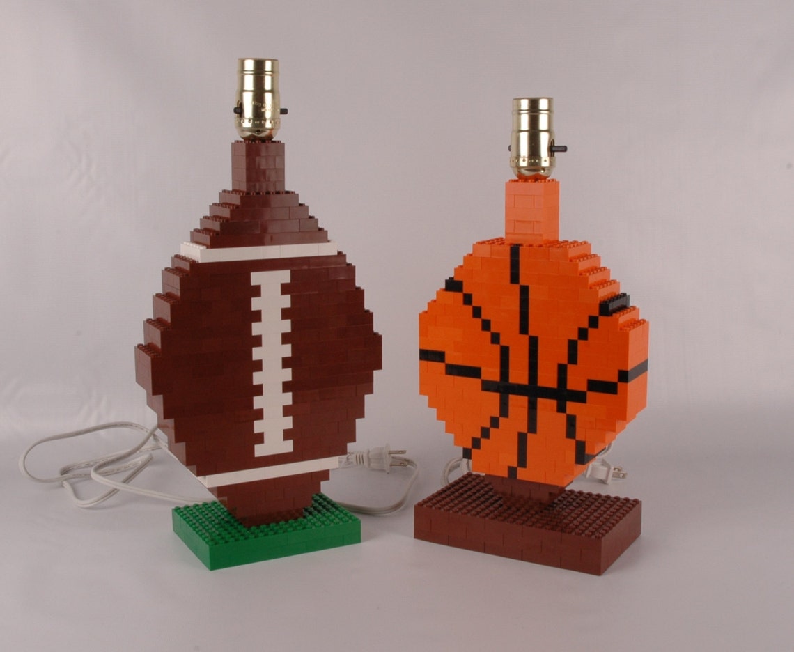 Basketball Lamp Made Using LEGO® Elements - Etsy