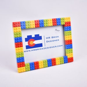 Bright 5x7 Picture Frame Multi-color Made From LEGO® Elements - Etsy