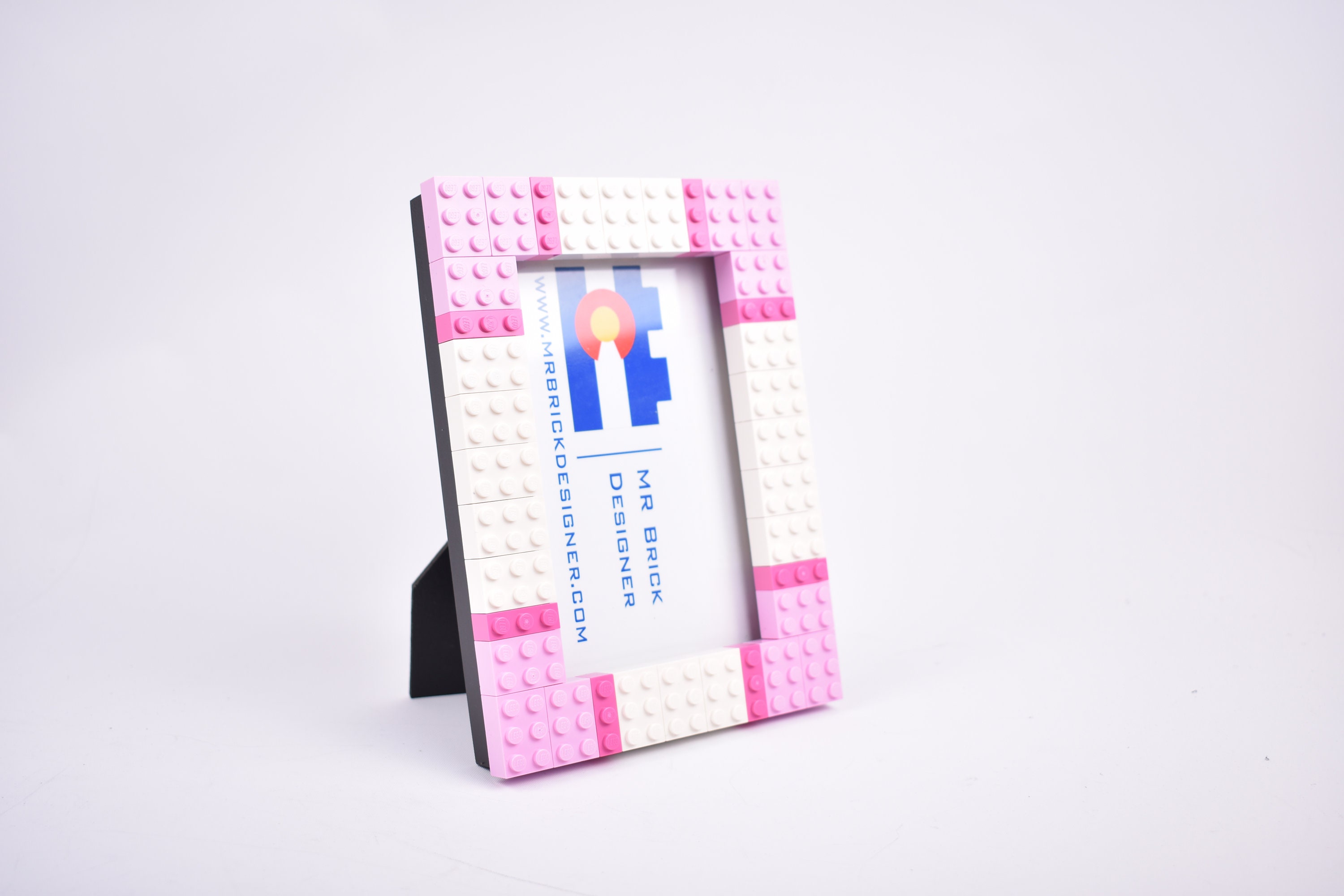 4x6 Pink and White Picture Frame Made From LEGO® Elements - Etsy