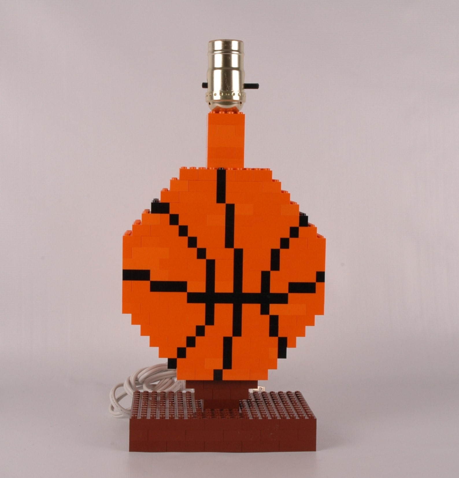 Basketball Lamp Made Using LEGO® Elements - Etsy