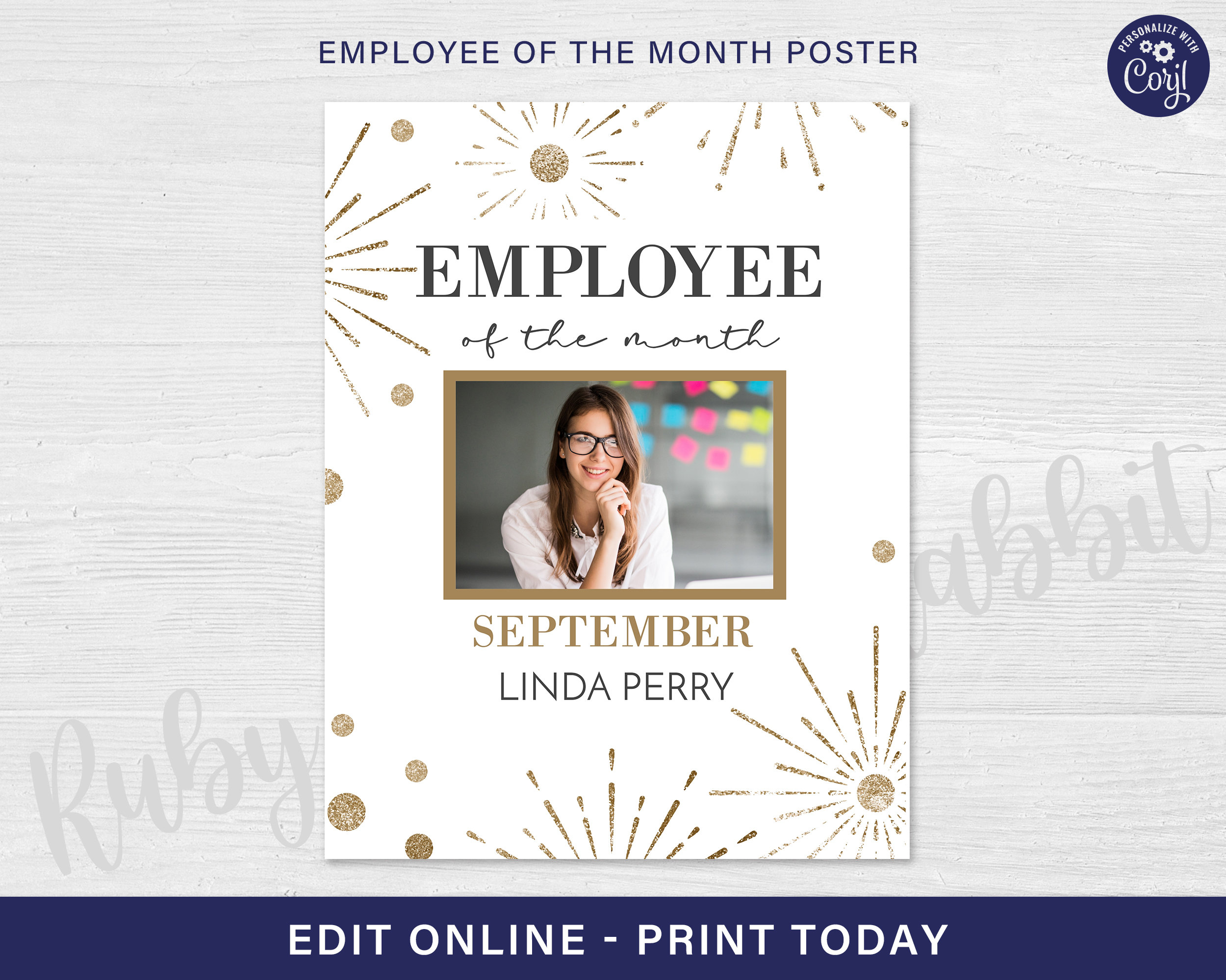 Editable Employee Of The Month Certificate Templates, 46% OFF