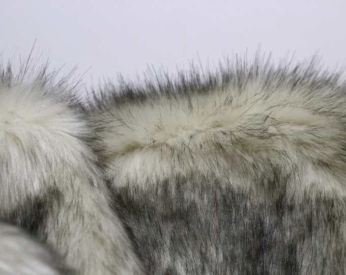 Husky Fur 9 L X 6 W Arctic Wolf Fur Artificial - Etsy