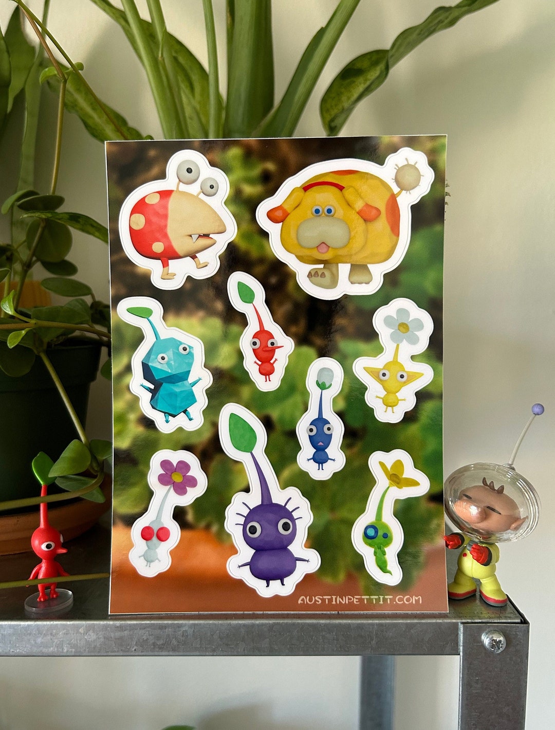 Pikmin 4 Inspired Sticker Sheet - Etsy
