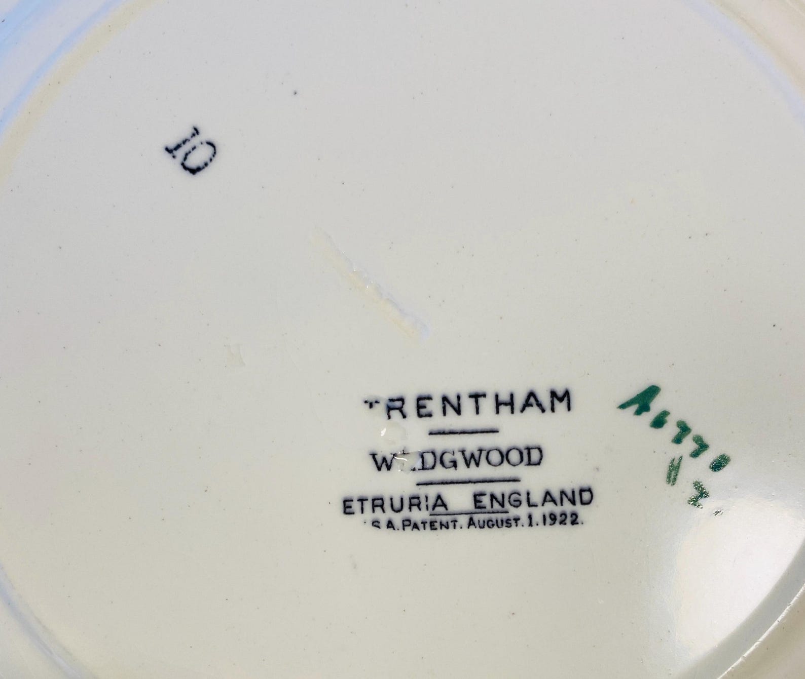 Wedgwood England Trentham Red Luncheon Plate Etruria 9" EX - Etsy