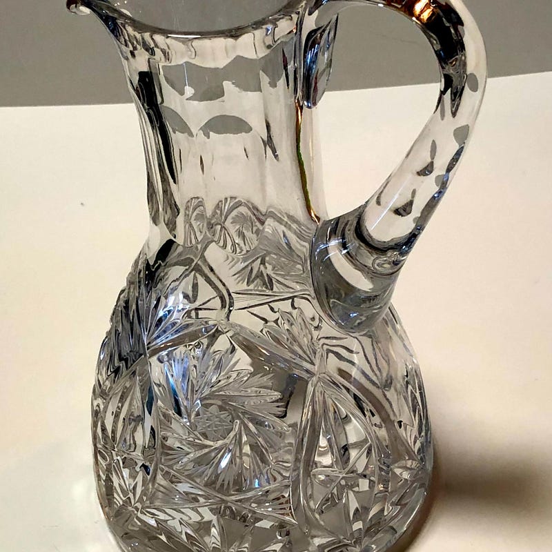 Crystal Pitcher - Etsy