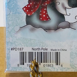 Polkadoodles Stamps north POLE Pd187 Gnome for Christmas New - Etsy