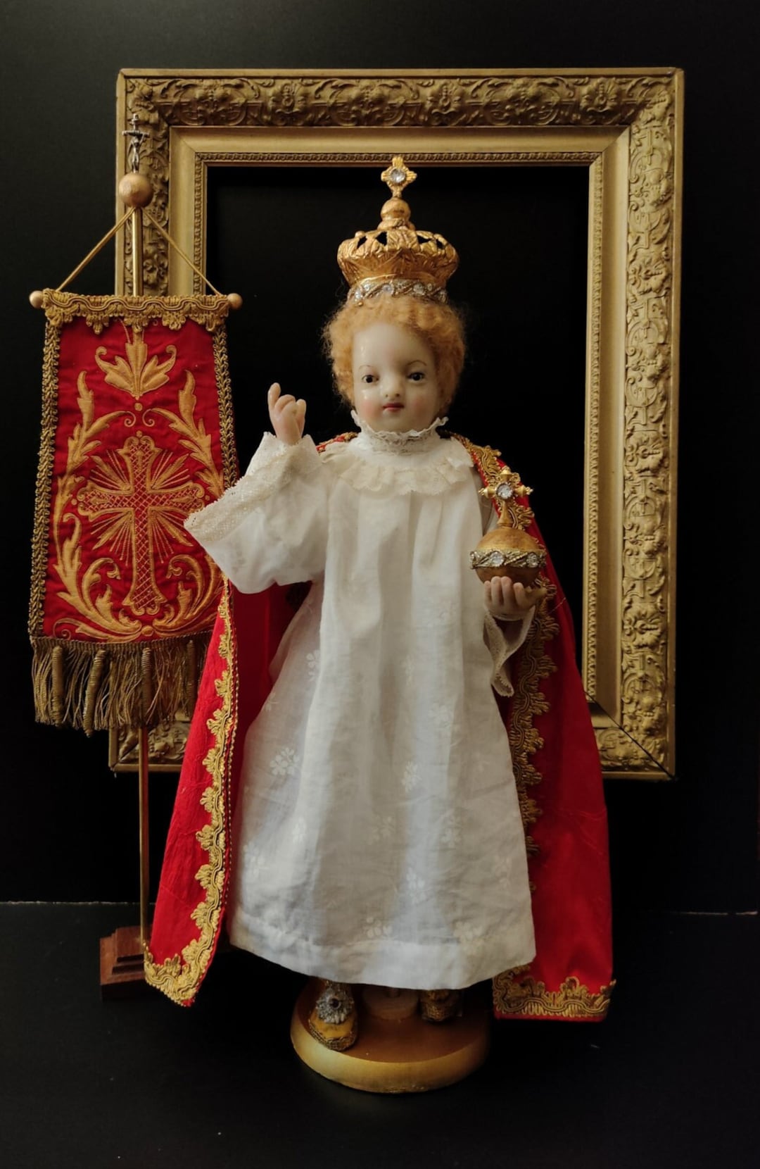 Child Jesus Antique 'bambinello, Monastery Work, Fatschenkind, Gesu ...