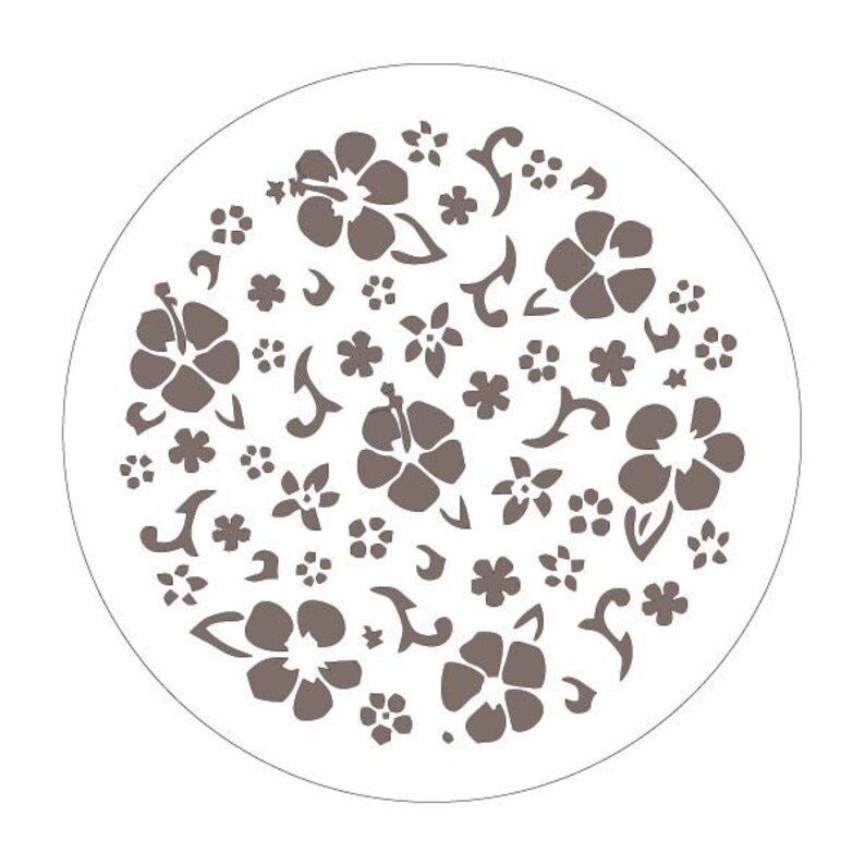 Flowers Cake Round Stencil for Cake Decoration. Serial - Etsy Israel