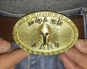 Spartan Belt Buckle | Etsy