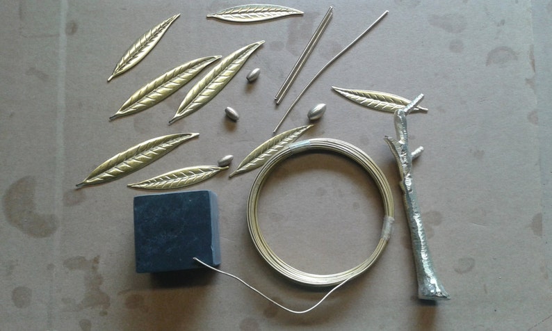 Bronze Casting Olive Branch on Marble Base - Etsy