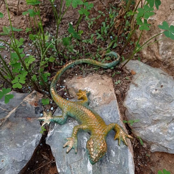 Bronze Lizard - Etsy