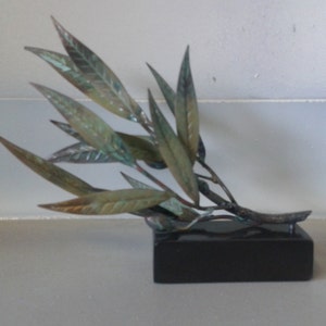 Bronze Casting Olive Branch on Marble Base - Etsy