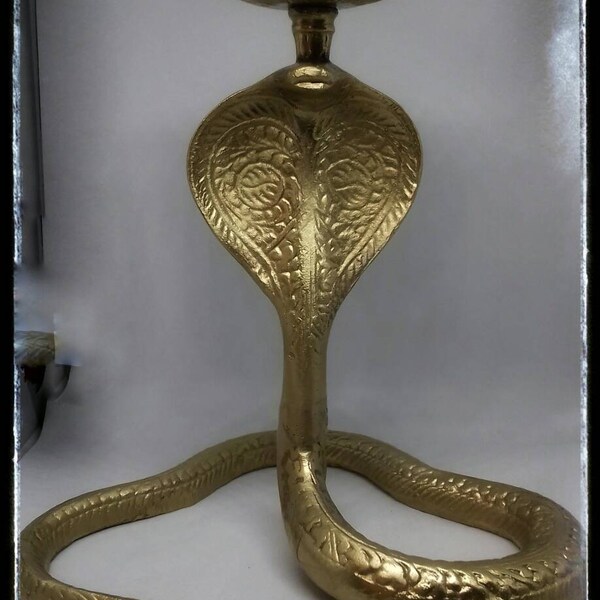 Bronze Snake Sculpture - Etsy