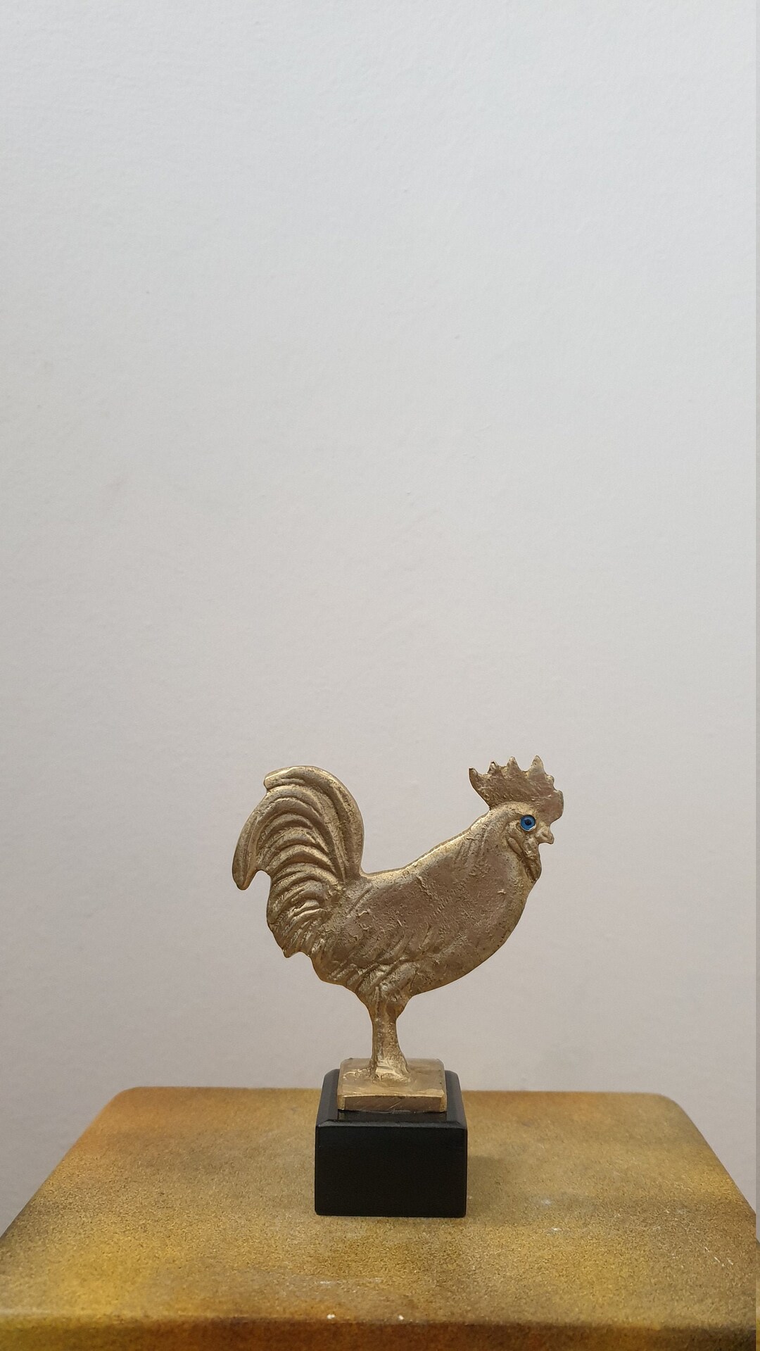 Bronze Handmade Rooster on Marble Base - Etsy