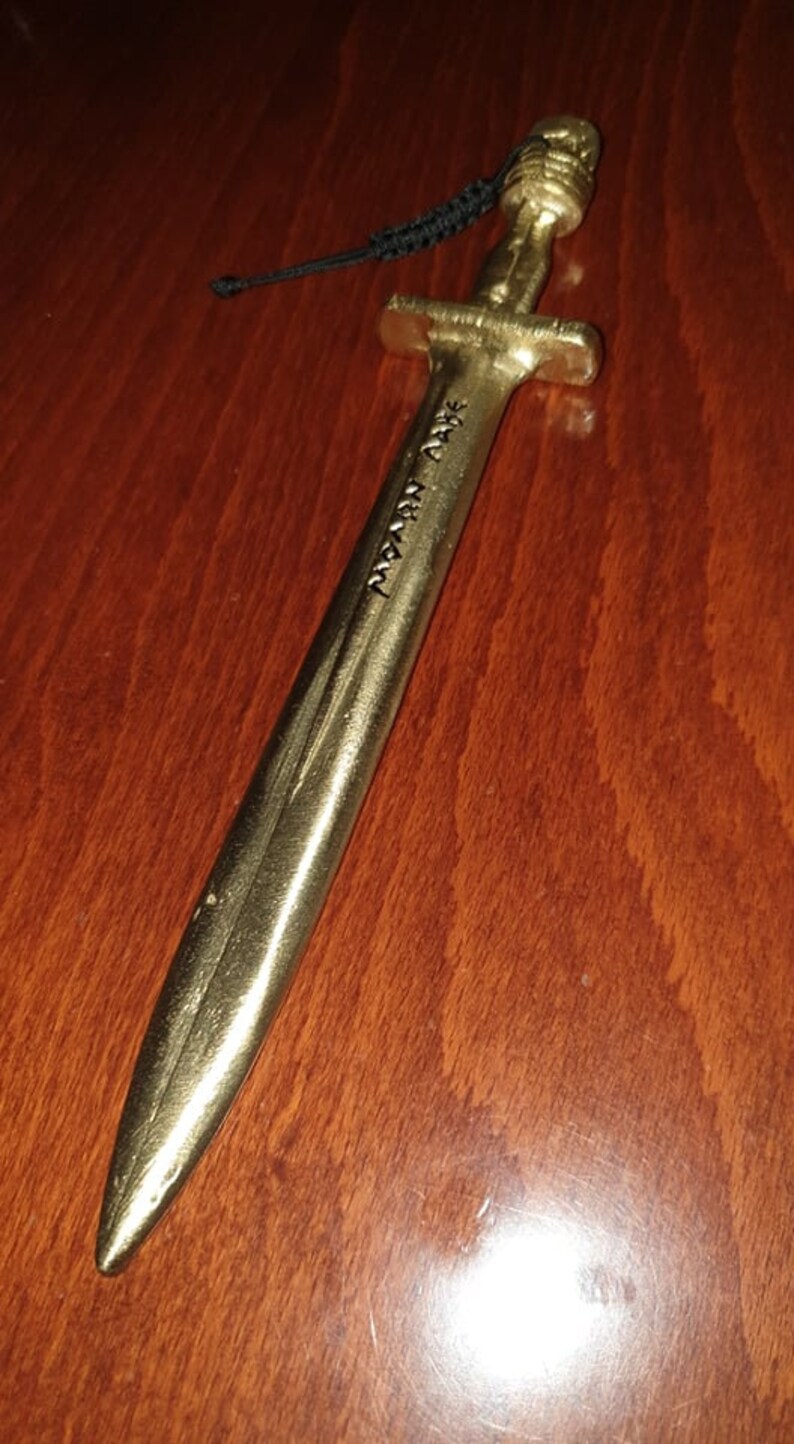 Greek Handmade Hoplite Sword on Marble Base | Etsy