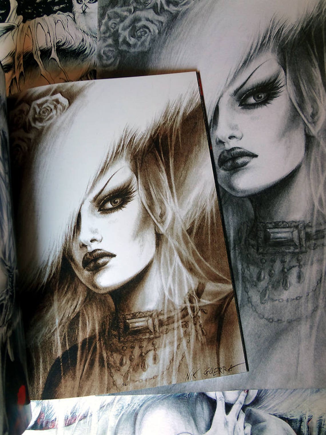 Original Nik Guerra Art Illustration / COCO Portrait in the Dark ...