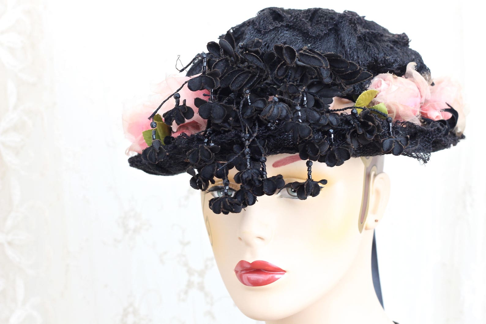 Authentic Antique Hat / 1900s Hat / Victorian / Edwardian / | Etsy